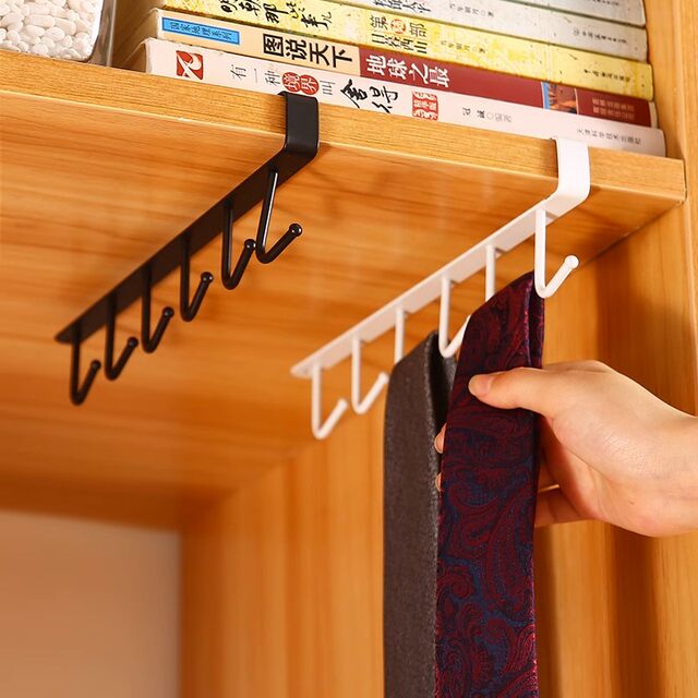 Home Kitchen Iron Cabinet Storage Hanging Hanging Hook Hook Wardrobe ...