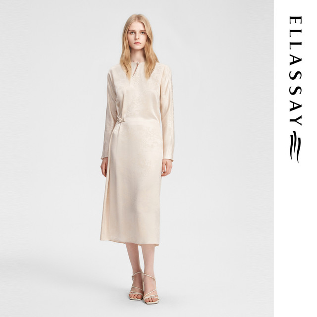 ELLASSAY autumn and winter new new Chinese style acetic acid diagonal ...