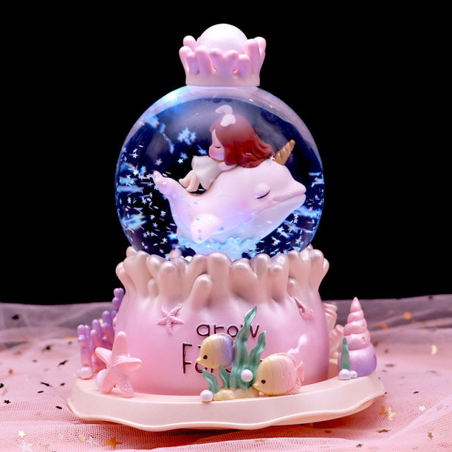 Stars and Sea Crystal Ball Music Box Music Box Girls Birthday Gifts for ...