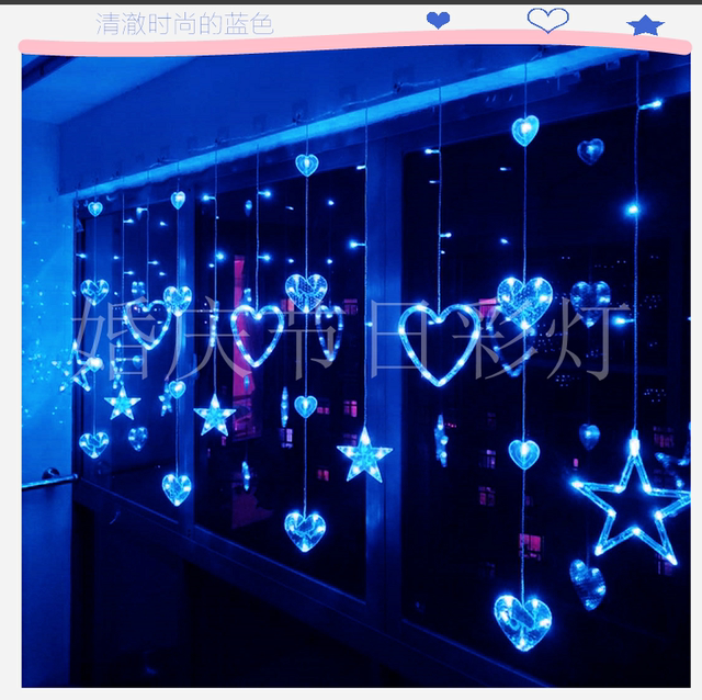 Small colorful string lights, sky full of stars, Internet celebrity ...