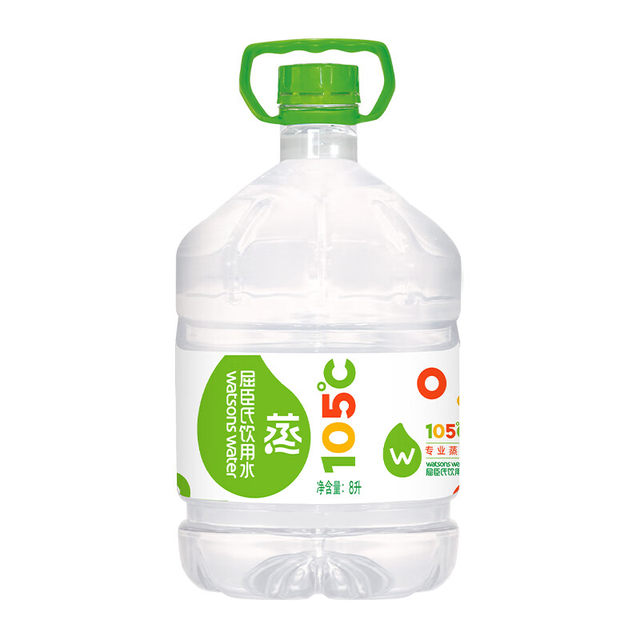 Watsons' drinking water distilled 8L*6 barrels whole box of household ...