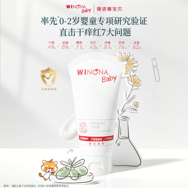 Winona baby moisturizing cream 10g*2 baby special care cream soothes ...