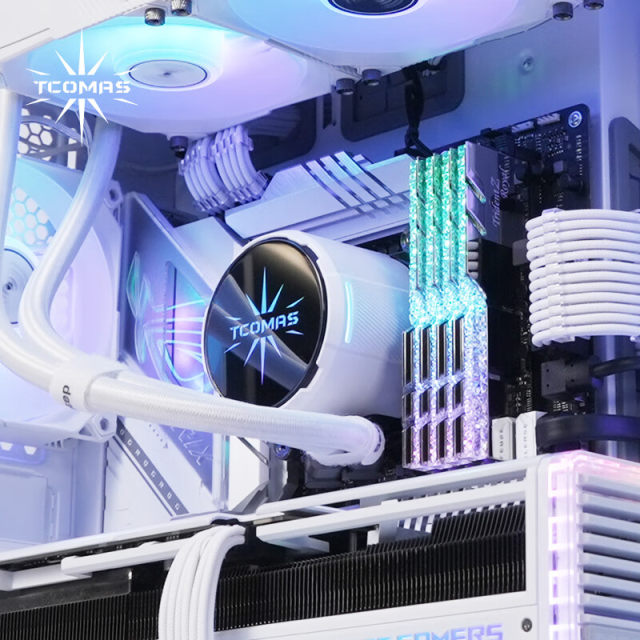 TCOMAS titanium-SJ-A100E 360WH CPU integrated water cold radiator ARGB ...