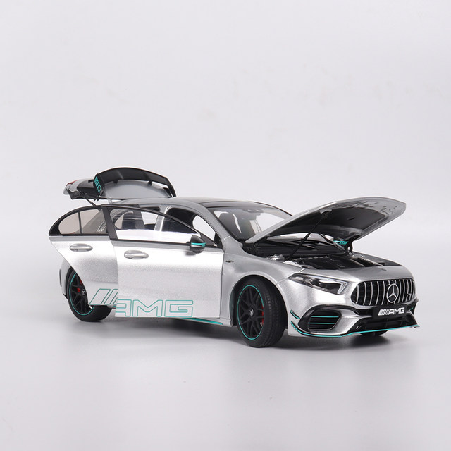 NZG 1:18 Mercedes-Benz AMG A45 S full door Green Devil version ...