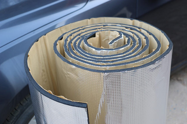 Car sound insulation cotton self-adhesive engine hood door sound ...