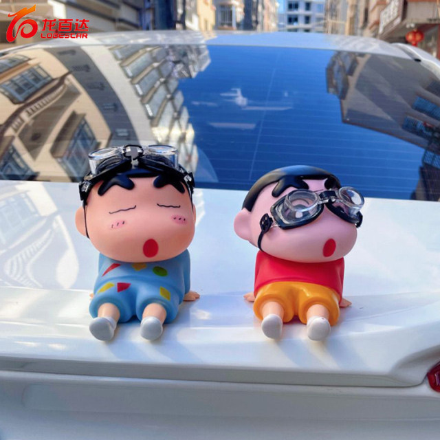 Crayon Shin-chan car ornaments car tail decoration cartoon 2025 new ...