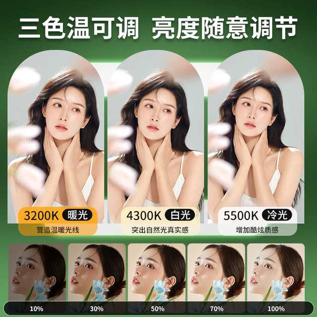 Handheld ring light, outdoor eating and broadcasting lighting, special ...