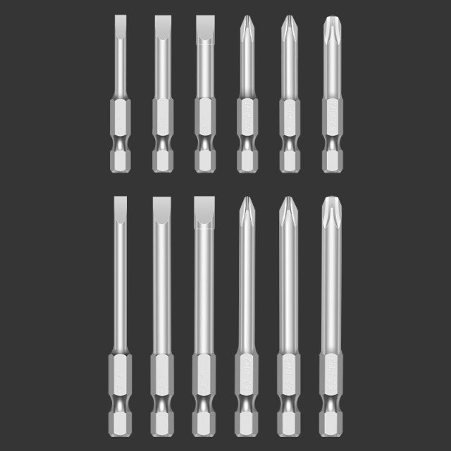 Cross-bumping head one-shaped hexagonal screw head impact head S2 steel ...