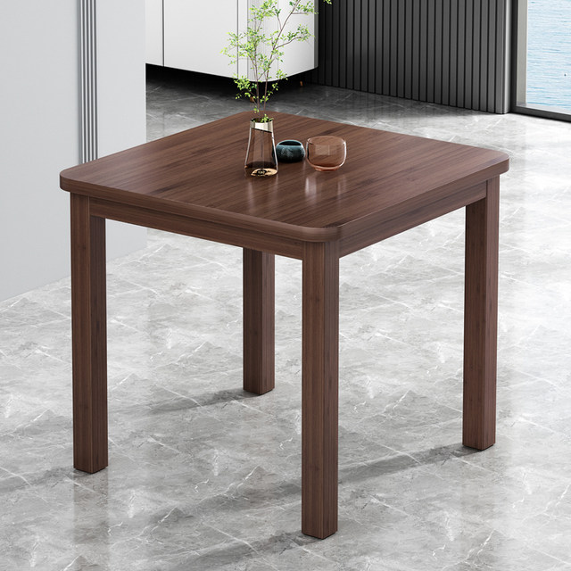 Nanzhu square table dining table simple children's learning table ...