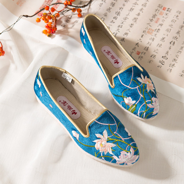 Inline sheng cloth shoes for women, handmade mille-layer bottom cloth ...