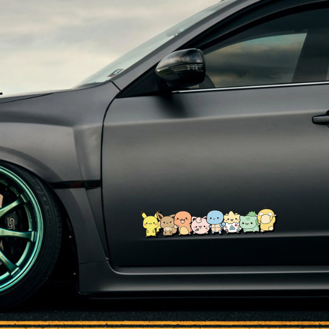 Long strips to cover scratches and decorate electric car stickers Q ...