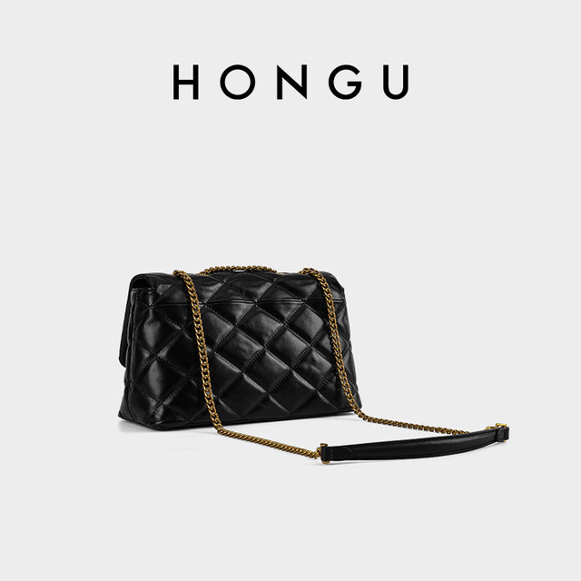 Honggu Bags 2024 New Genuine Leather Shoulder Underarm Bag High-end ...