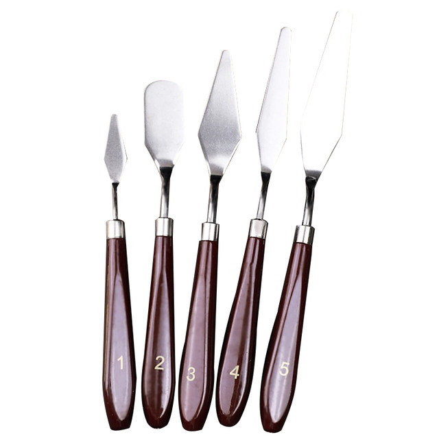 Small spatula spatula 5-piece set of cake cream spatula spatula smear ...