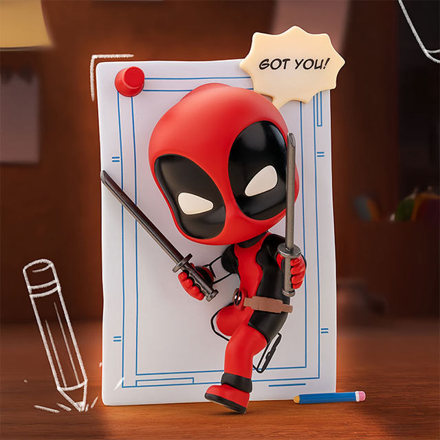 POPMART Bubble Mart Marvel Deadpool Series Figures Blind Box Trendy Toy ...