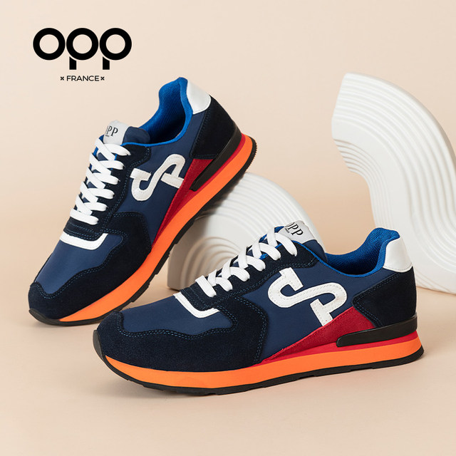 OPP men's shoes official authentic summer breathable non-slip sports running shoes men's ...