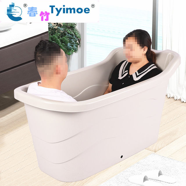 Spring bamboo bubble bucket adult bath barrel adult bath barrel bath ...