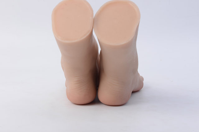 Platinum silicone live fake feet simulation foot mold stockings model ...