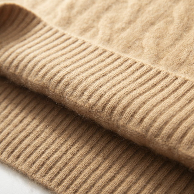 Three heavy thick cashmere sweater men's 100%pure goose round neck ...