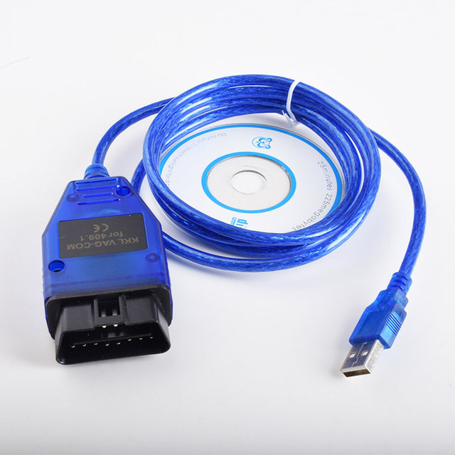 VAG409 OBD2 USB KKL COM Interface CH340T/FTDI chip car detection line