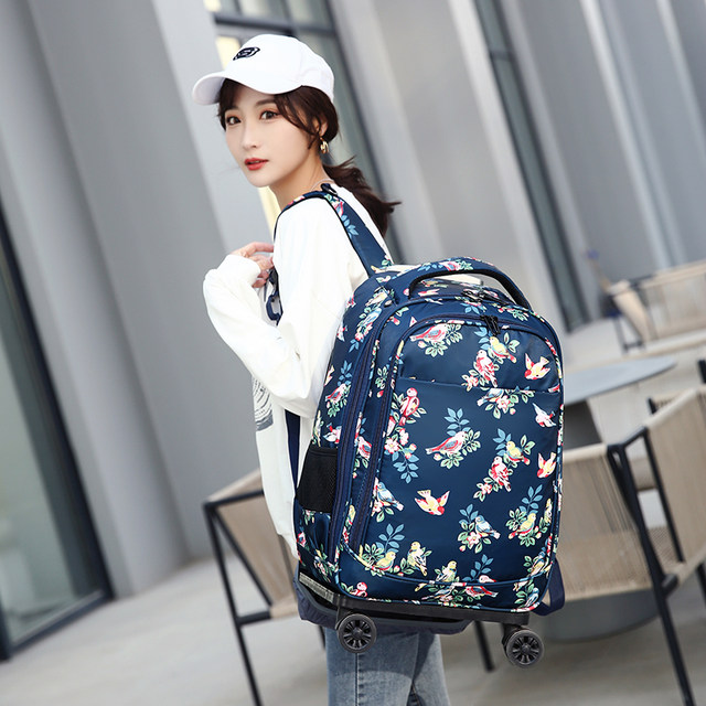 New shoulder trolley bag, backpack, large capacity waterproof travel ...