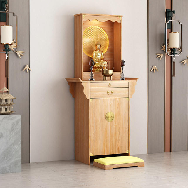 Solid wood Buddhist niches, shrine cabinets, Buddha cabinets, God of ...