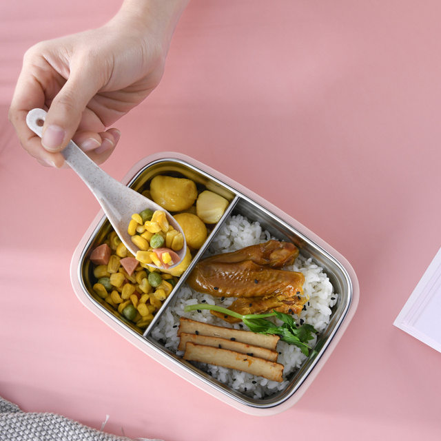 Stainless steel insulation lunch box office worker lunch box elementary ...