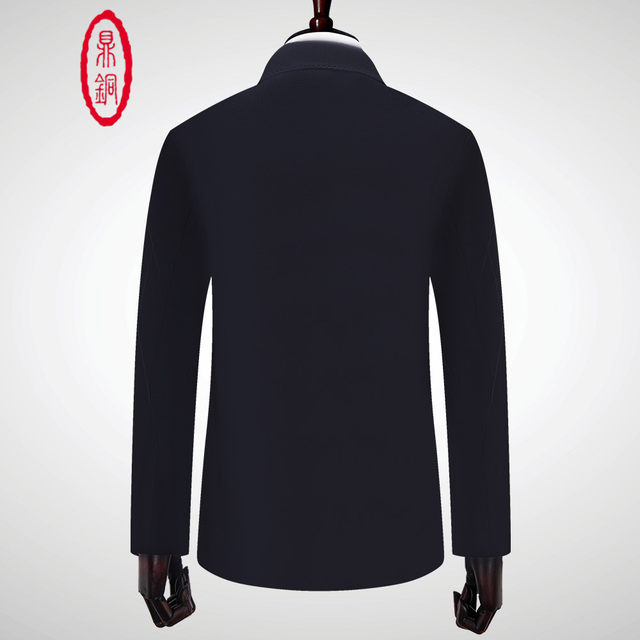 Ding Tong high-end wool jacket for men middle-aged spring and autumn ...