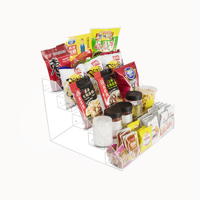 Convenience store, supermarket desktop snack display shelf food small ...
