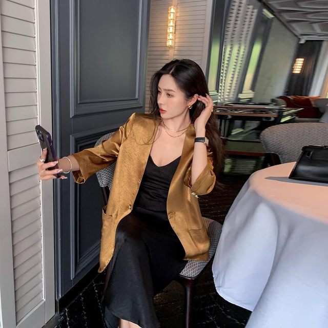 High-end new suit for women 2025 summer new loose sun protection thin ...