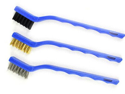 Engine cleaning brush three -piece steel wire brush brush engine oil ...