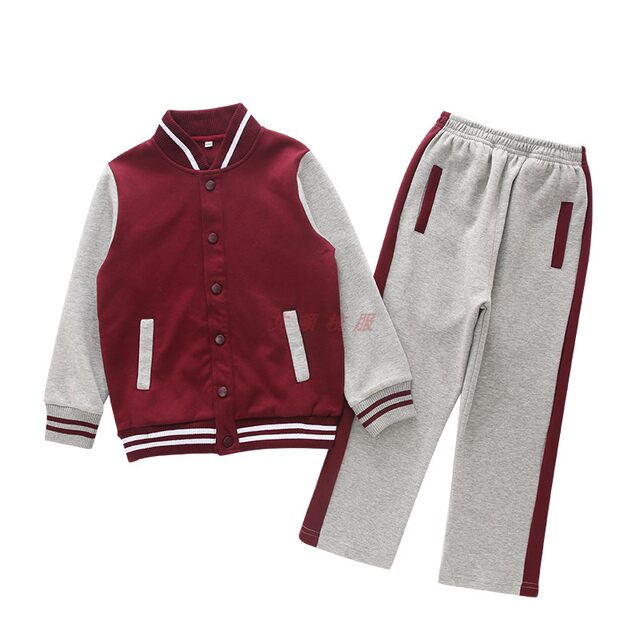 School uniforms, maroon student sportswear, Shiyan Dongfeng ...