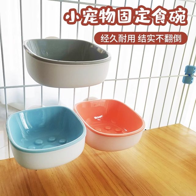 Rabbit food bowl, guinea pig feeder, chinchilla food trough, guinea pig ...