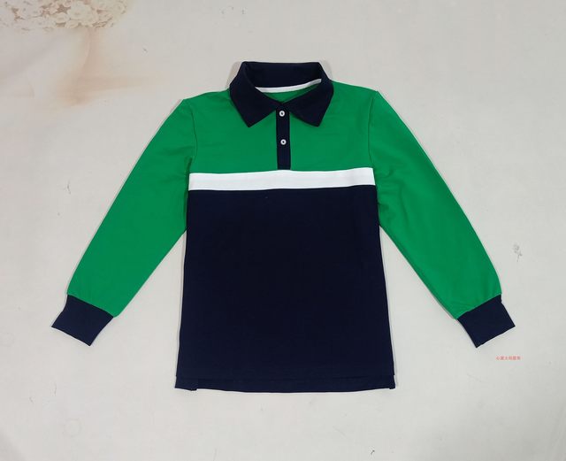 Spring and autumn high school elementary school school uniforms green ...