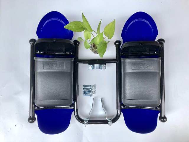 Motorcycle bumper front guard bar guardrail 125 extra thick men's ...