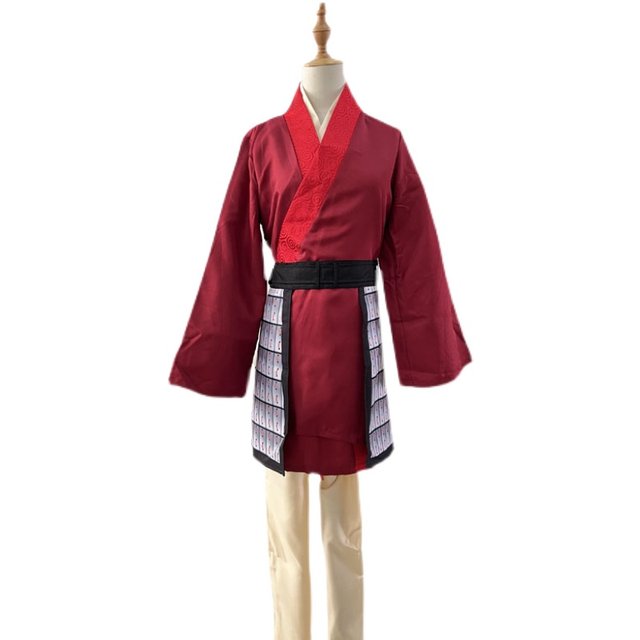 Rent Mulan clothes for father to join the army textbook drama Liu Yifei ...