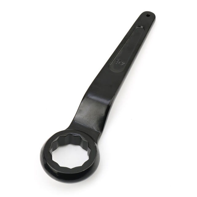 High -necked single -headed plum blossom -type straight handle wrench ...