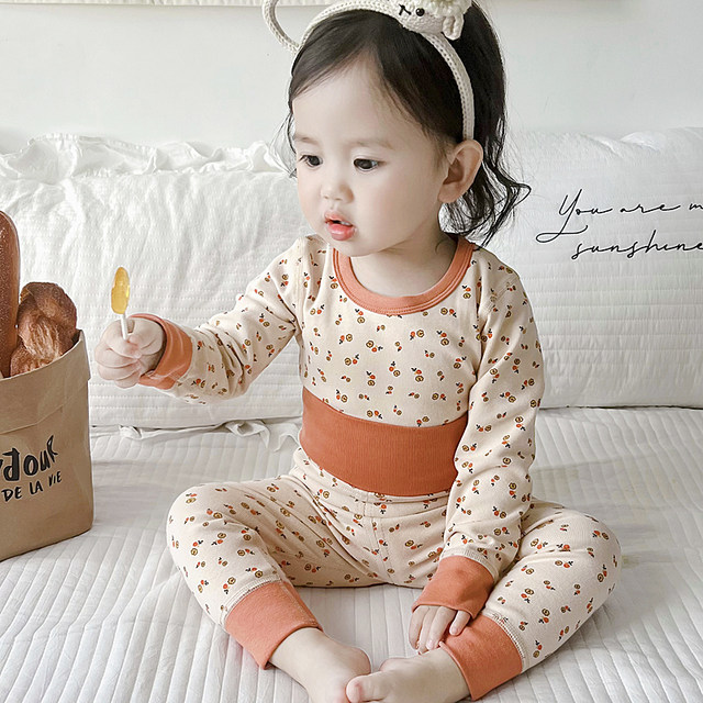 Autumn and winter baby boneless high waist belly protection baby autumn ...