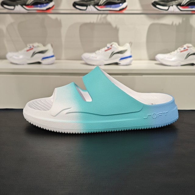 Li Ning Slippers 2024 Summer New Product SOFT CLAP Men and Women's Same ...