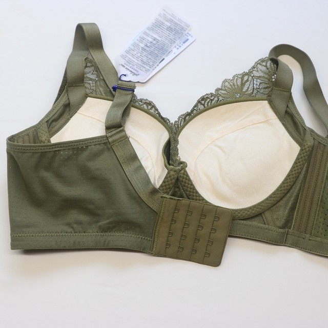 Soft steel ring gathered mulberry silk counter genuine bra bra AB ...