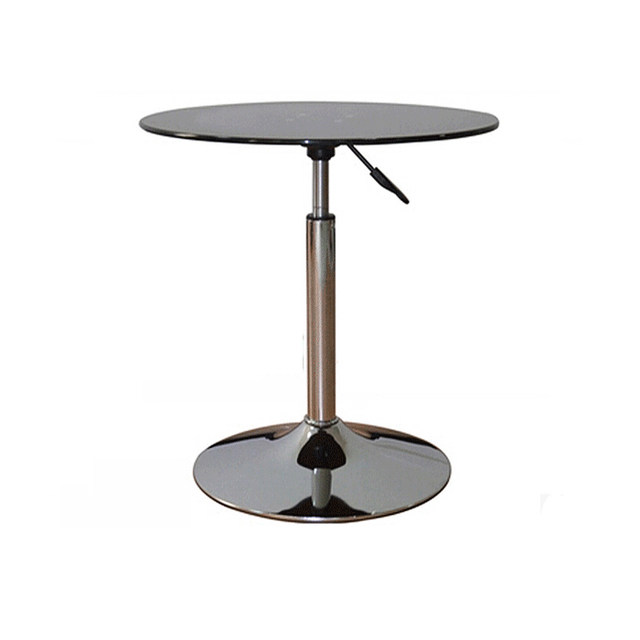 Round lifting negotiation table tempered glass small round table ...