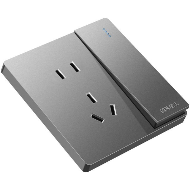 International electrician type 86 switch socket panel household ...