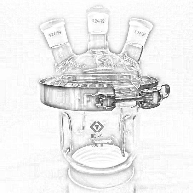 Tengke Instruments customized open reactor flask glass reaction kettle ...