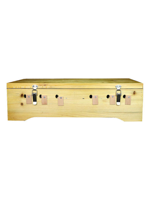 Solid wooden 18-needle moxibustion box to widen the back meridian ...