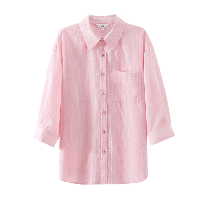 OSA French lightweight exterior shirt women's top summer new versatile ...