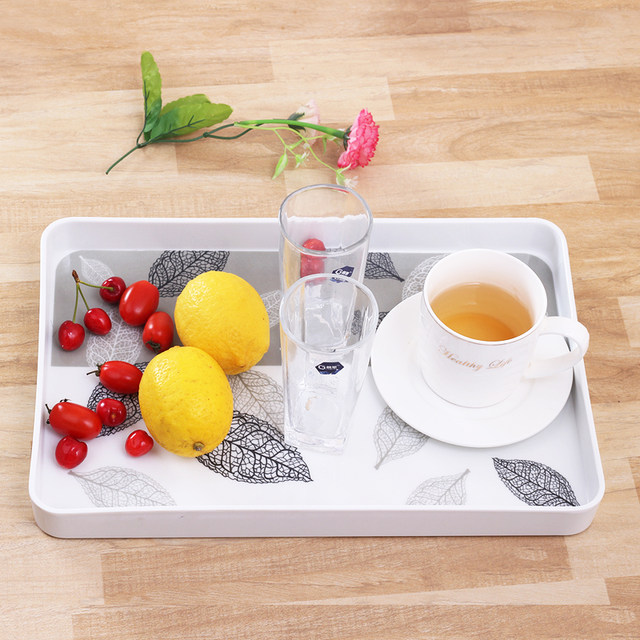 Tea tray tea tray pallet rectangular home -shaped water cup tea cup Tip ...
