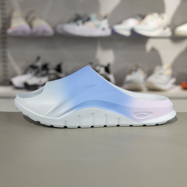 Li Ning 2025 new summer slippers for men and women wearing non-slip ...
