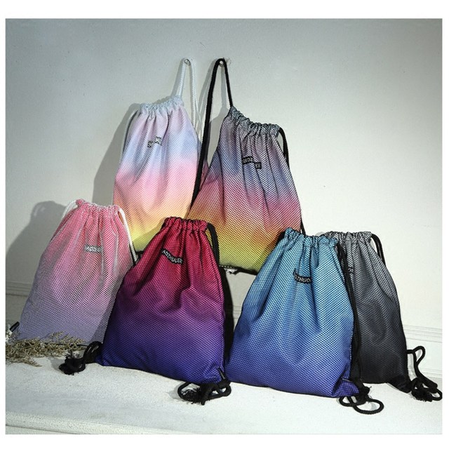 miaozhuoer's new gradient printed drawing stretch pumping backpack ...