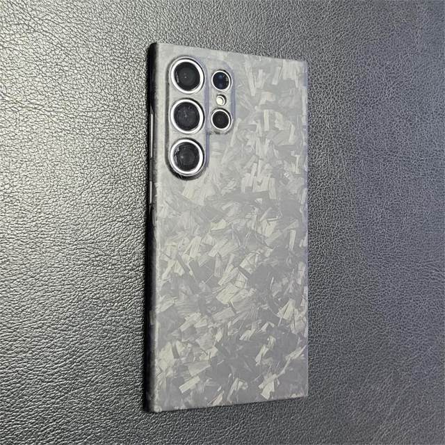 Suitable for Galaxy S24ultra carbon fiber mobile phone protective cover ...