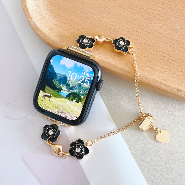 Camellia metal chain niche iwatch strap se new model suitable for ...