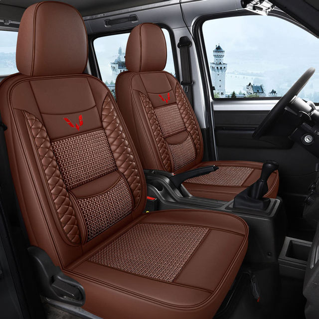 Wuling Rongguang double row small truck new card seat cover Changan ...